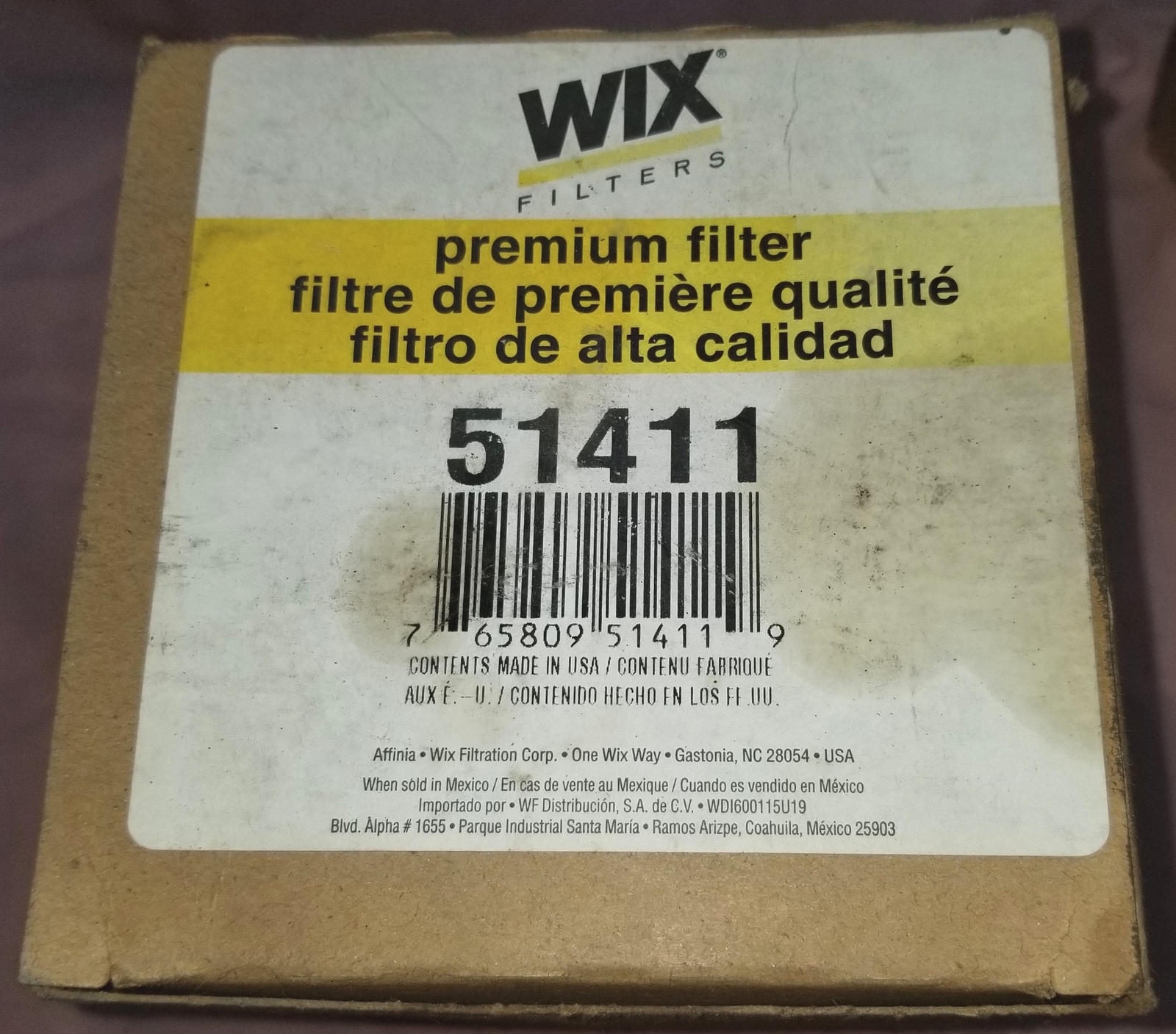 Wix 51411 - cross reference oil filters | oilfilter-crossreference.com