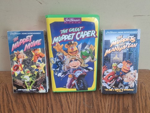 Lot of 3 Vintage Muppet VHS Tapes - Muppet Caper, Take Manhattan ...