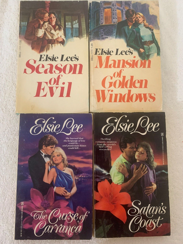 Elsie Lee Lot of 4 Vintage PBs Gothic Regency Romance 60s & 70s | eBay