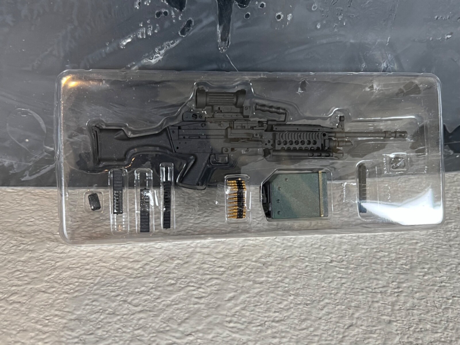 MK 48 Light Machine Gun LMG in Black Arms 1/6 Scale Action Figure ...