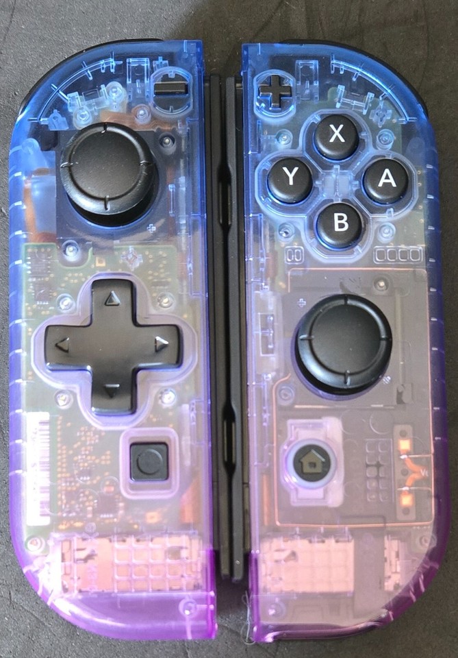 Custom Nintendo Switch Joy Con Controller! Atomic Purple & Blue Joy ...