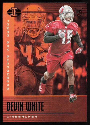 2019 Illusions Trophy Collection Orange Devin White #97 Rookie RC ...