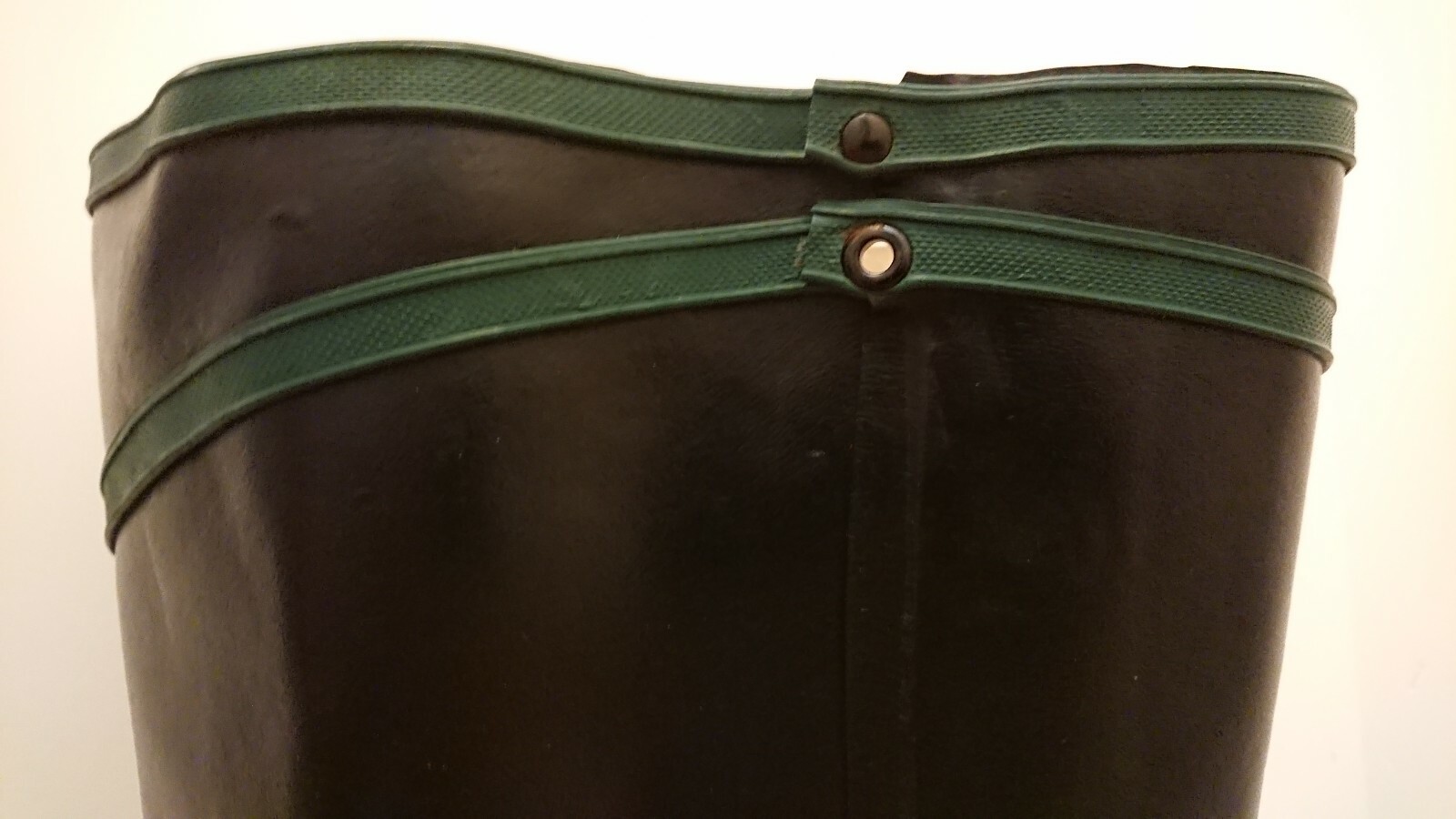 STIVALI DI GOMMA SERVUS FIREMAN HIP BOOTS WADERS NERO TAGLIA 12 US | eBay