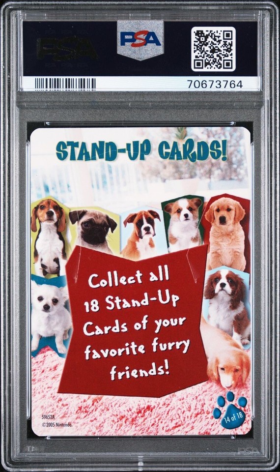Shiba Inu 2005 Nintendogs Stand-Ups #14 Rookie Card RC PSA 9 Mint POP 1 ...