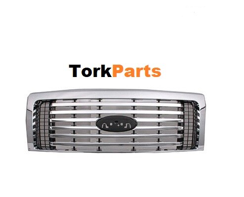 Chrome Grille Grill Fits 2009 2010 2011 2012 Ford F150 FO1200531 | eBay