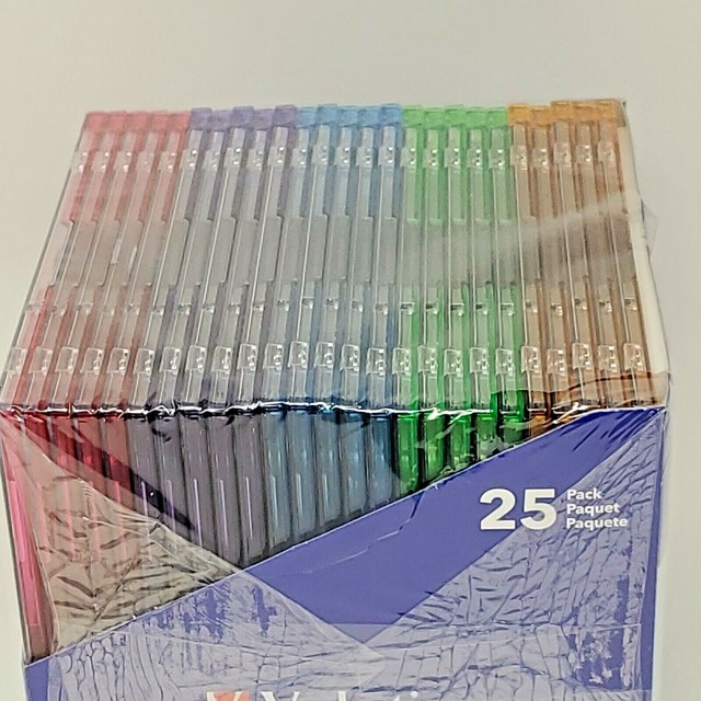 Verbatim Cd-r Discs 700mb/80min 52x Slim JEWEL Cases Assorte ...