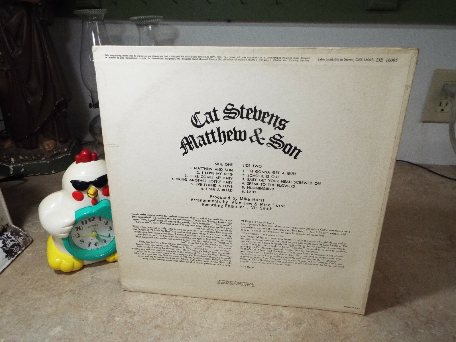 Cat Stevens MONO Matthew & Son Deram LP VINYL ALBUM | eBay