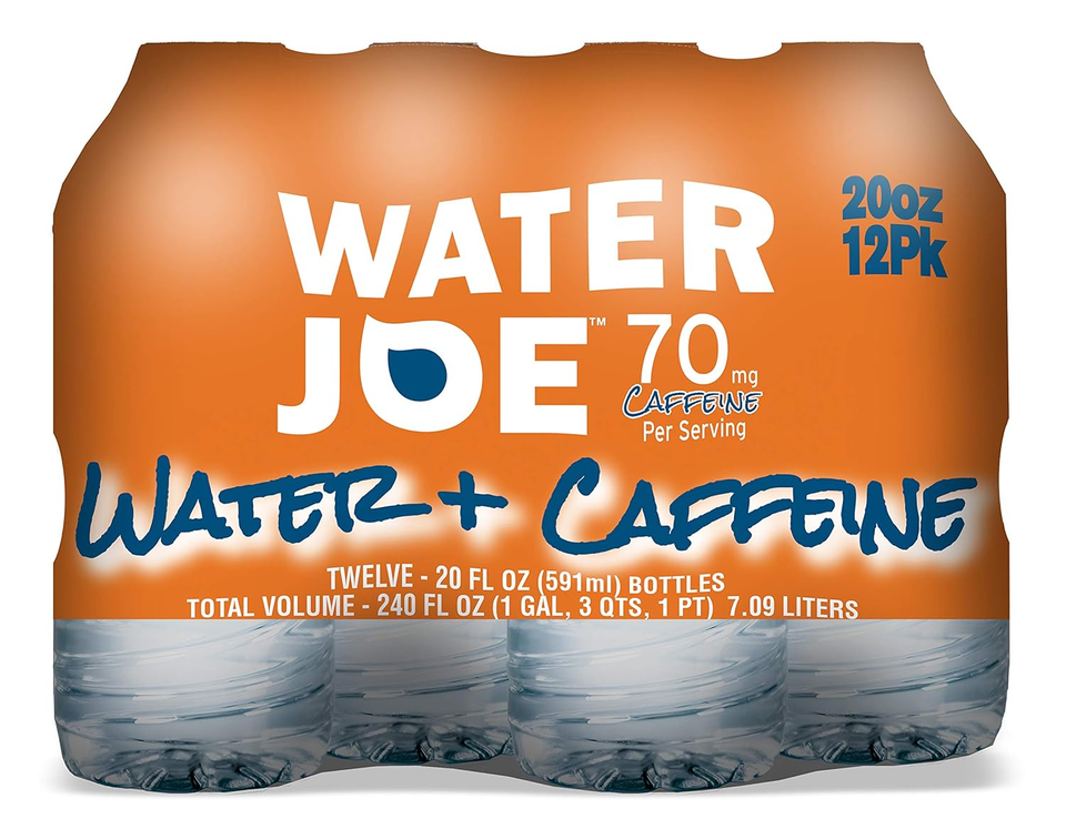 Caffeinated Water (12 Pack), 20 Oz Bottles with 70Mg of Caffeine ...