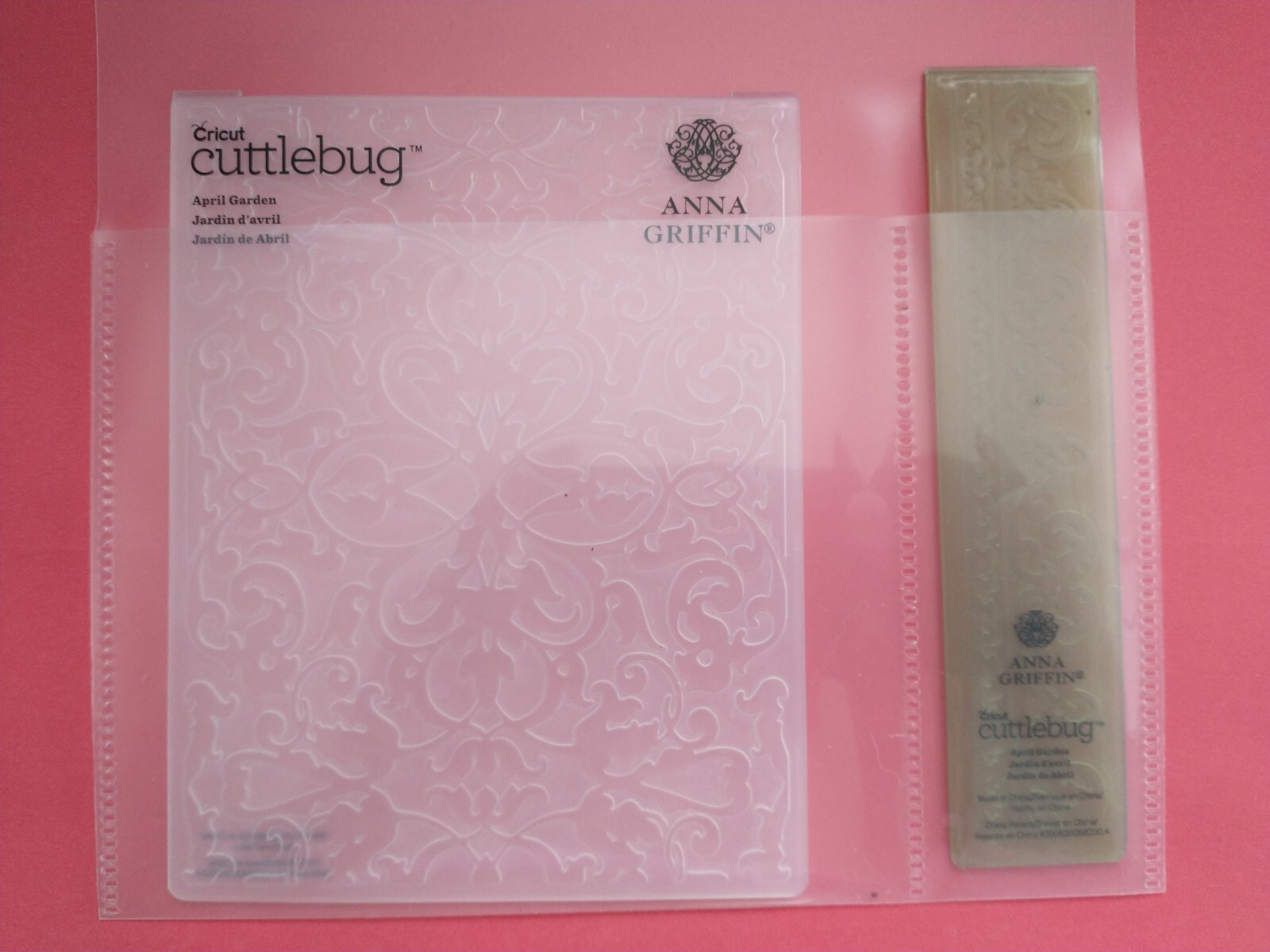 Cricut Cuttlebug 4.5”x5.5” Embossing Folder Anna Griffin VICTORIAN TREE ...