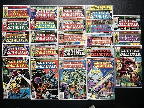 Complete Set Battlestar Galactica 1-23 Comics BAGGED/BOARDED 1979 HIGH ...