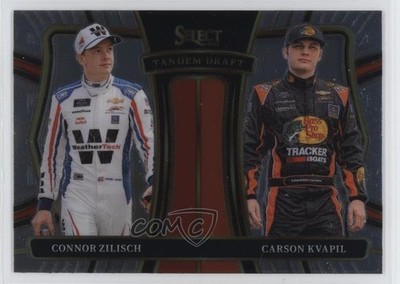 2025 Panini Select Tandem Draft Connor Zilisch Carson Kvapil #1 Rookie ...