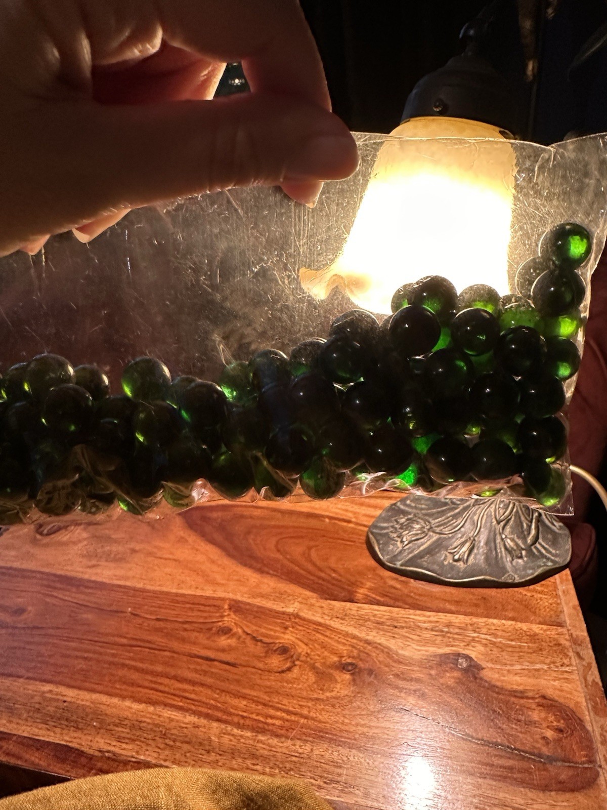 Vintage Green Glass Marbles 1.1cm Job Lot of 165 Decorative Craft Beads ...