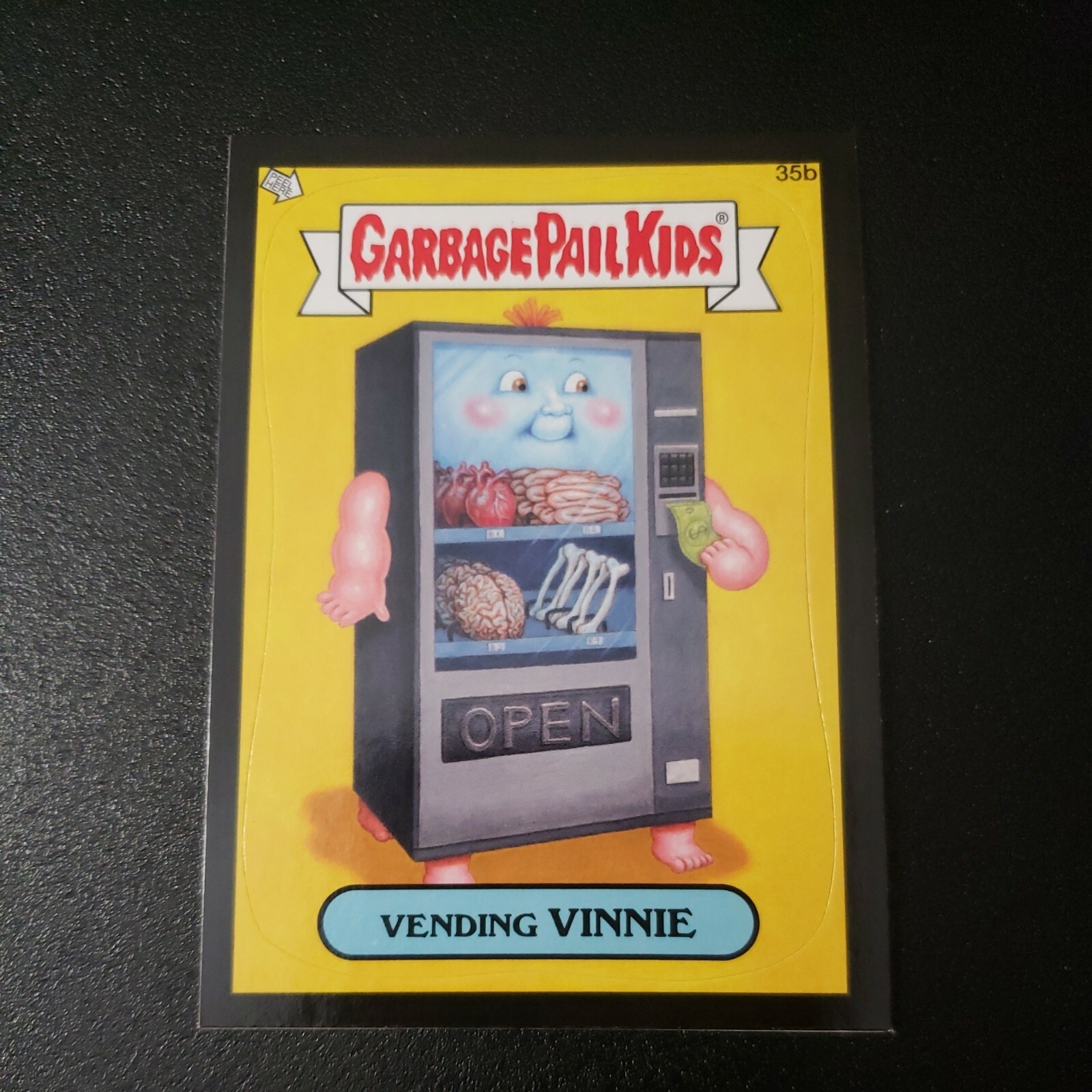 VENDING VINNIE 35b Garbage Pail Kids 2012 BNS Series 1 BLACK GPK ...