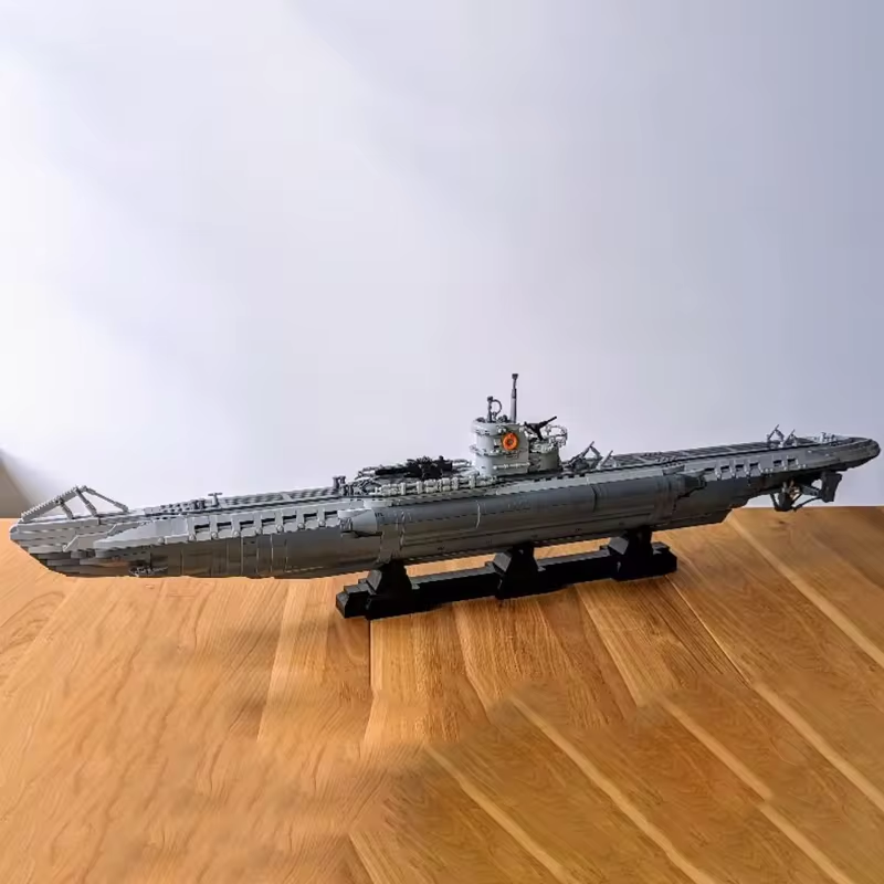 Submarine Model Building Blocks Set for WW2 U-Boat Type VIIC Military ...