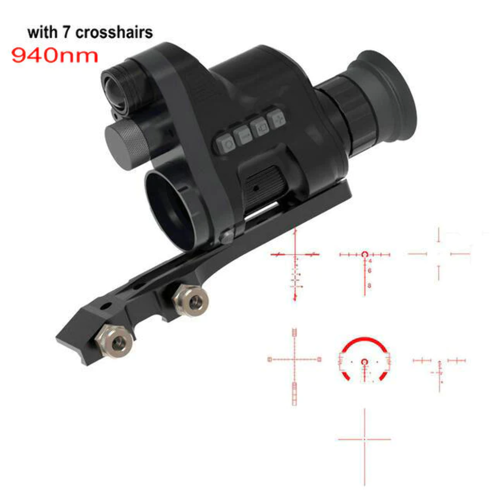 NV710 Night Vision Scope 940nm 850nm NV Monocular 200M WIFI OLED ...