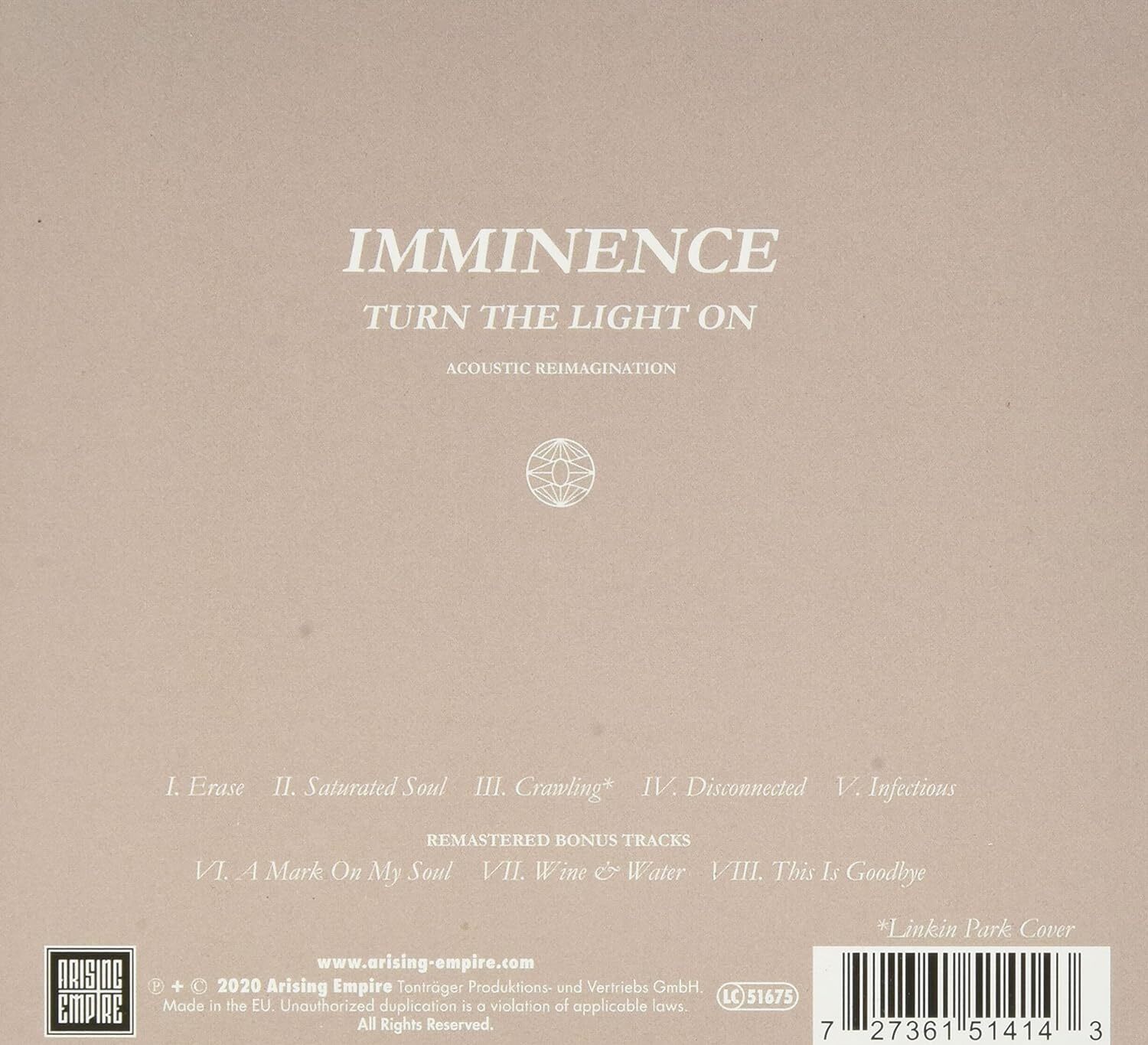 Imminence Turn the Light on:Acoustic Reimagination (CD) 727361514143 | eBay