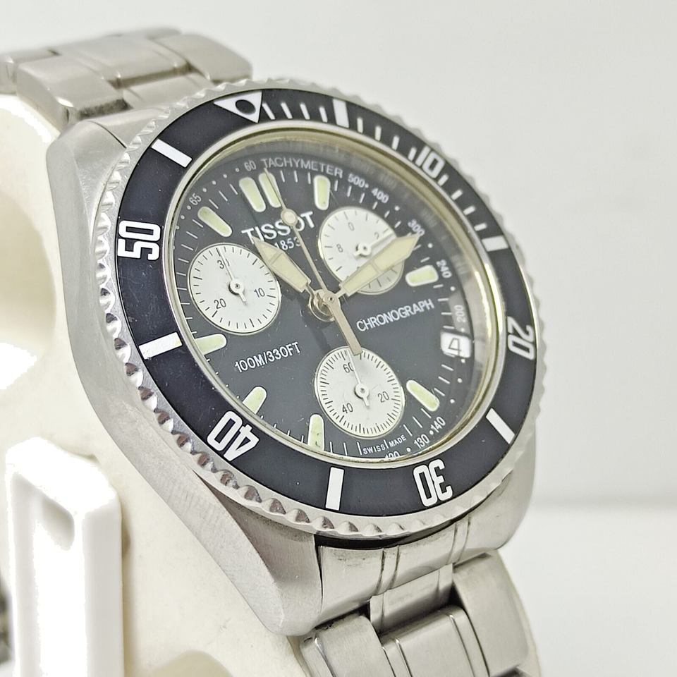 Tissot E662/762M Panda Face Chronograph Vintage Men's Watch | eBay