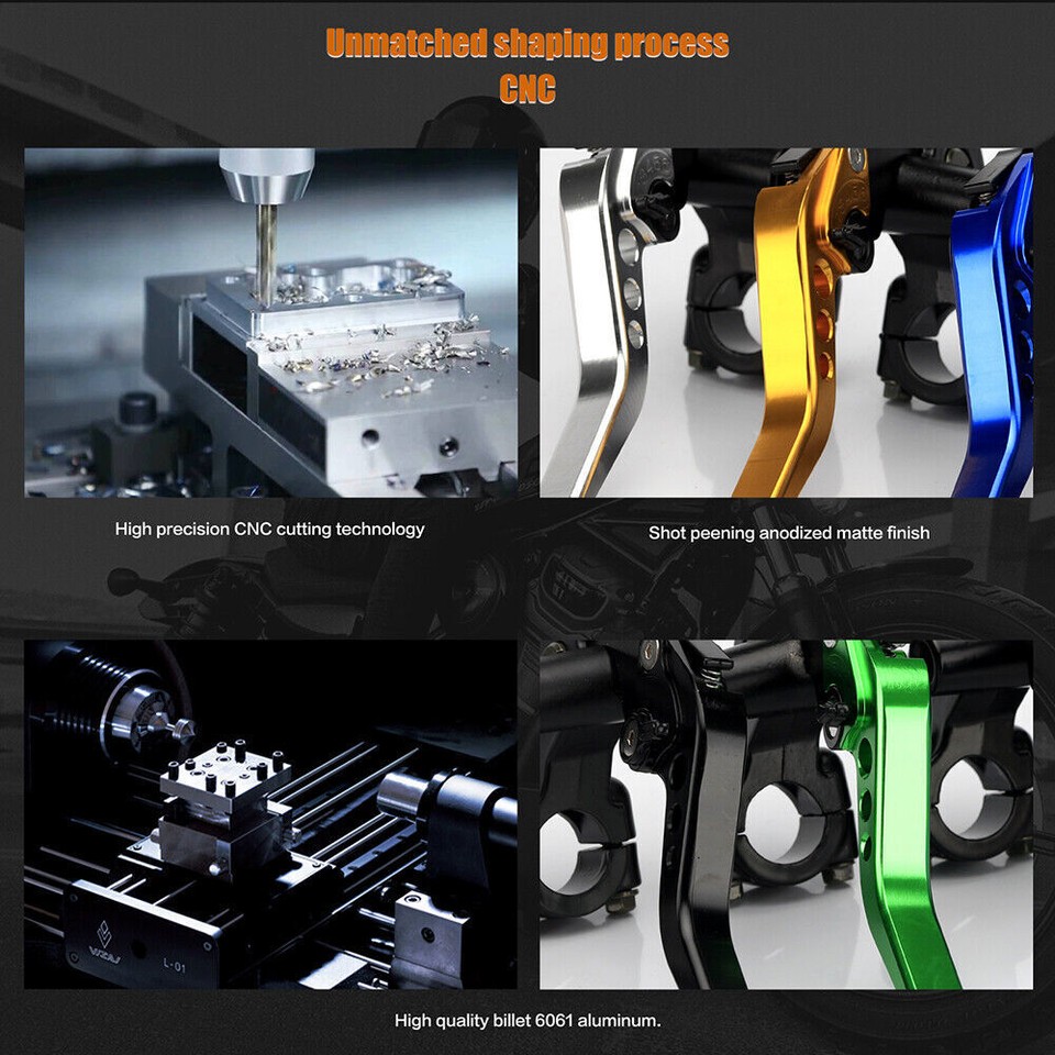 Brake Clutch Levers Master Cylinder Reservoir Silver For Suzuki GSXR600 ...