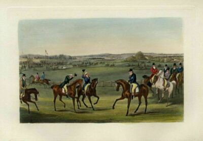 EQUESTRIAN HORSES AT THE HORSE RACE JOCKEYS BIBURY MEETING IN IT'S ...