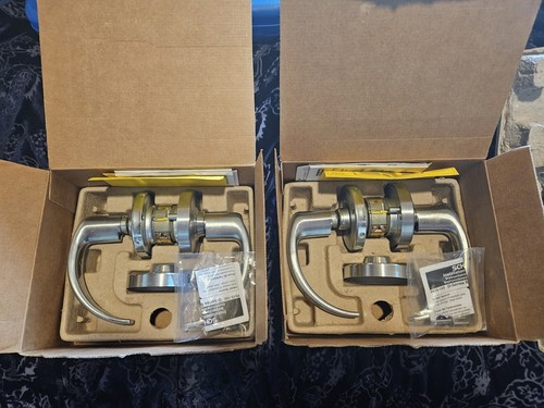 (2) Schlage ND80BD SPA 626 13-247 Satin Chrome 10-025 Storeroom Lock ...