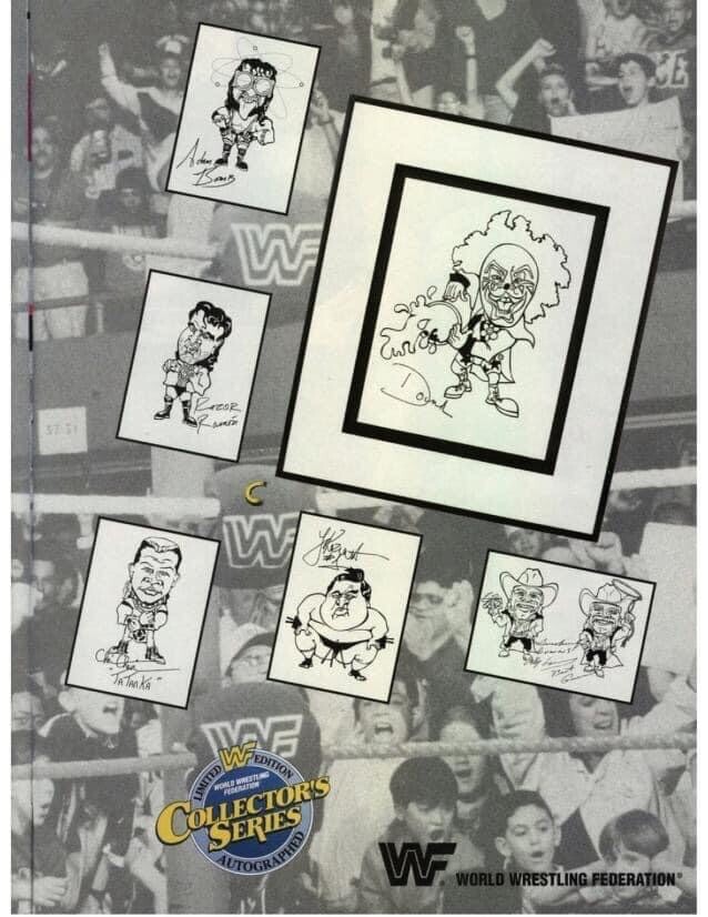 WWE Wrestlemania Wwf Razor Ramon Caricature Plaque Framed Aew Legend ...