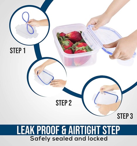 Fullstar 50-piece Food storage Containers Set with Lids Plastic Leak ...