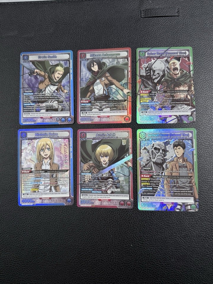 Attack on Titan Union Arena Lot – Sasha Braus & Erwin Smith – R/U Star ...