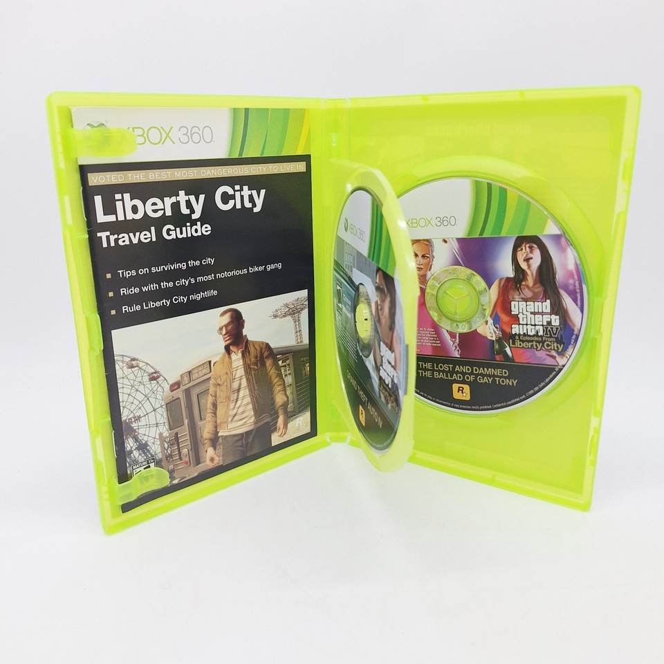 Grand Theft Auto IV & Liberty City Complete Edition Xbox 360 w/ Manual ...