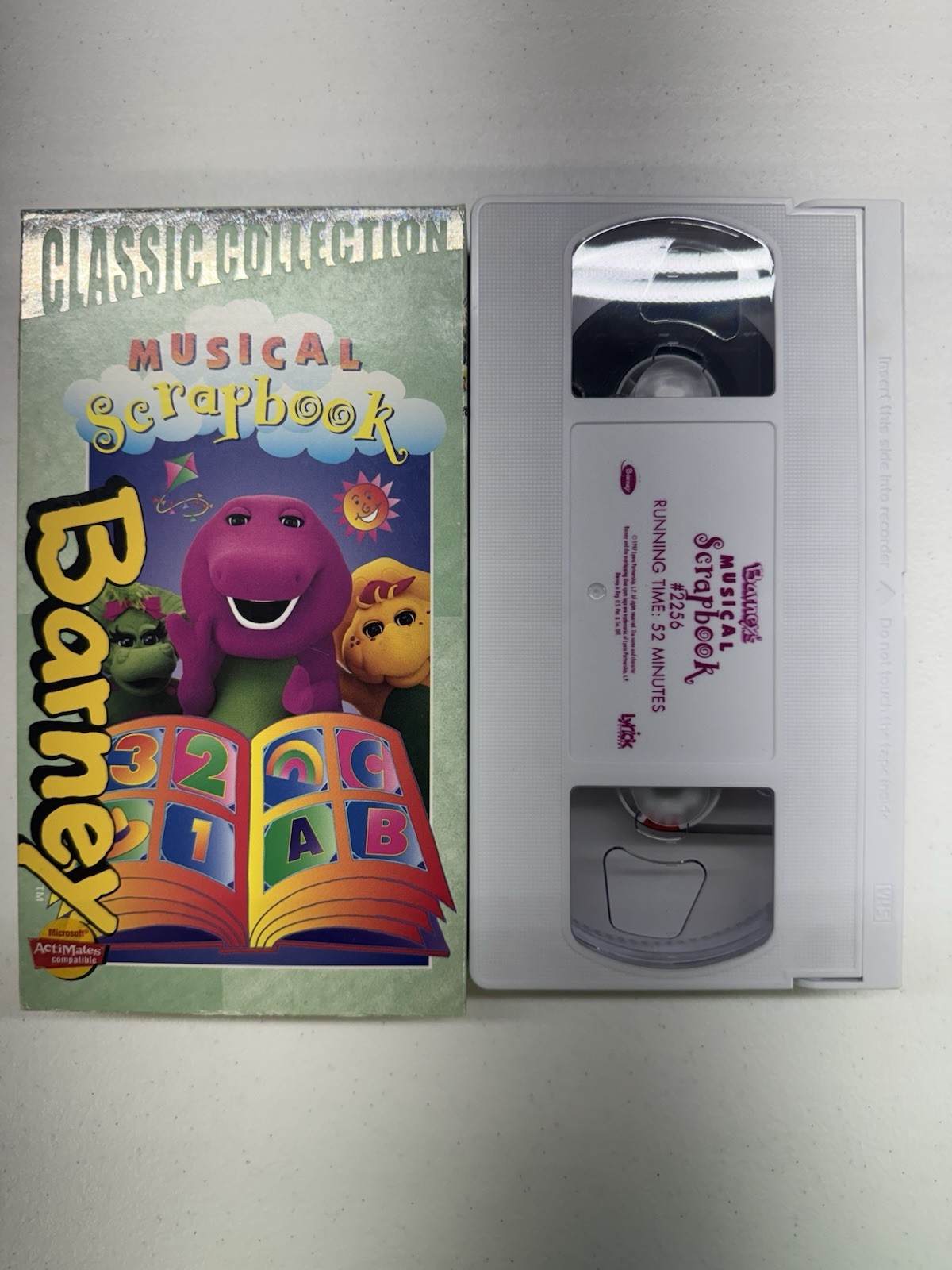 Barney's Musical Scrapbook VHS Classic Collection 2000 Barney White ...