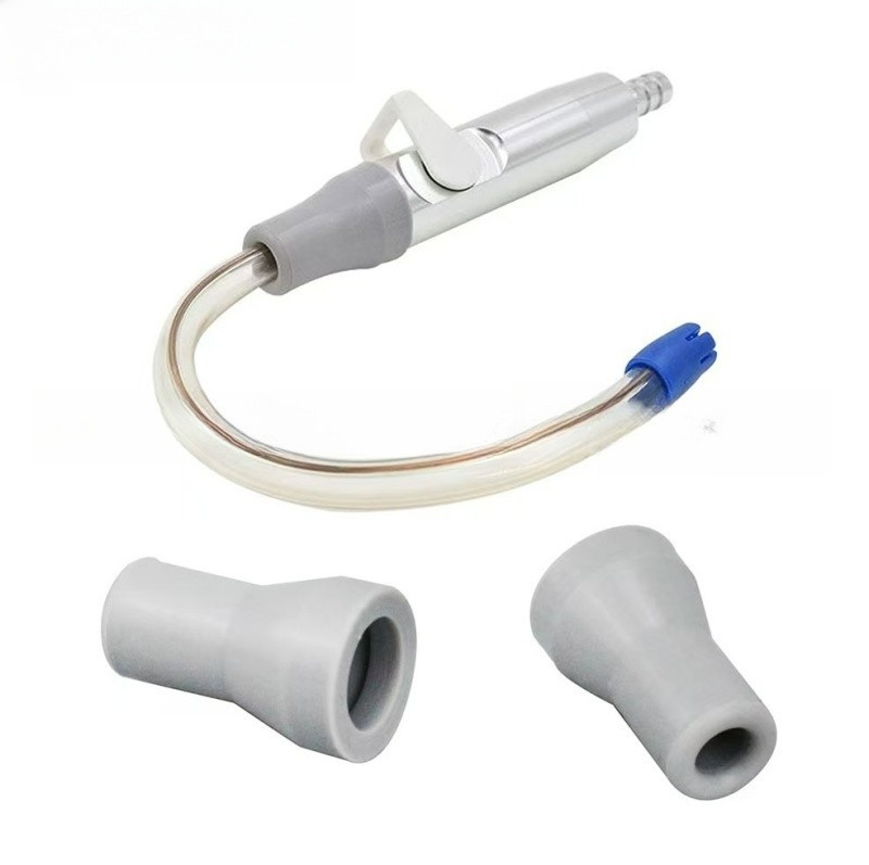 5* Dental Saliva Ejector Weak Suction Rubber Snap Tip Adapter Dental ...
