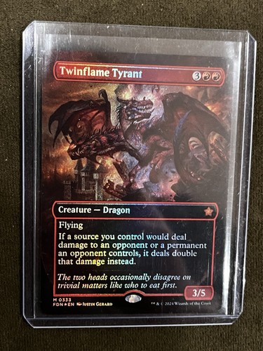 Pack Fresh Twinflame Tyrant Alt Foil - Foundations - Magic the Gathering MtG NM | eBay