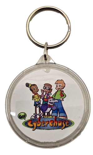 Cyberchase Kids Cartoon Clear Acrylic Keychain Charm Fob Purse Bag ...