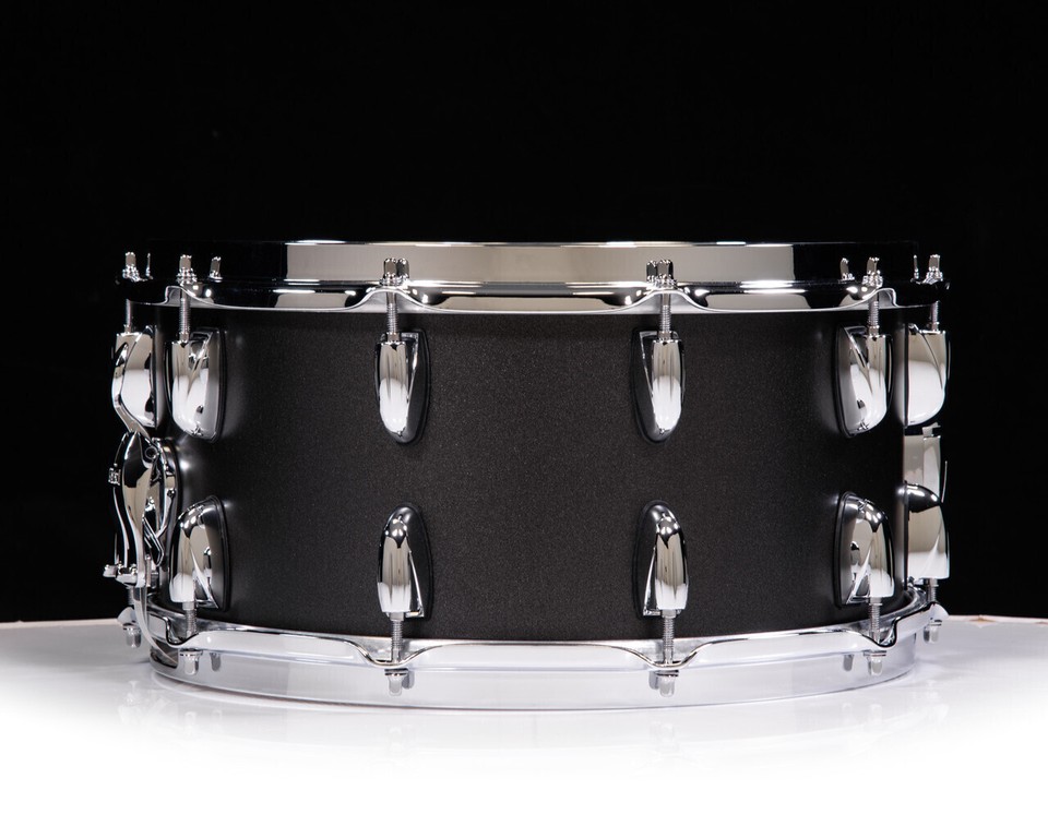 Gretsch Brooklyn 7x14 Satin Oil Snare Drum - Satin Black Metallic | eBay