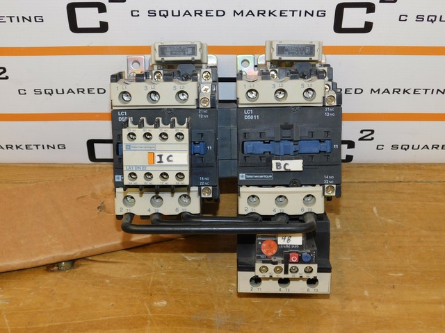 Telemecanique LC2D5011 Reversing Contactor With Lr2d3559 Overload CSQ ...