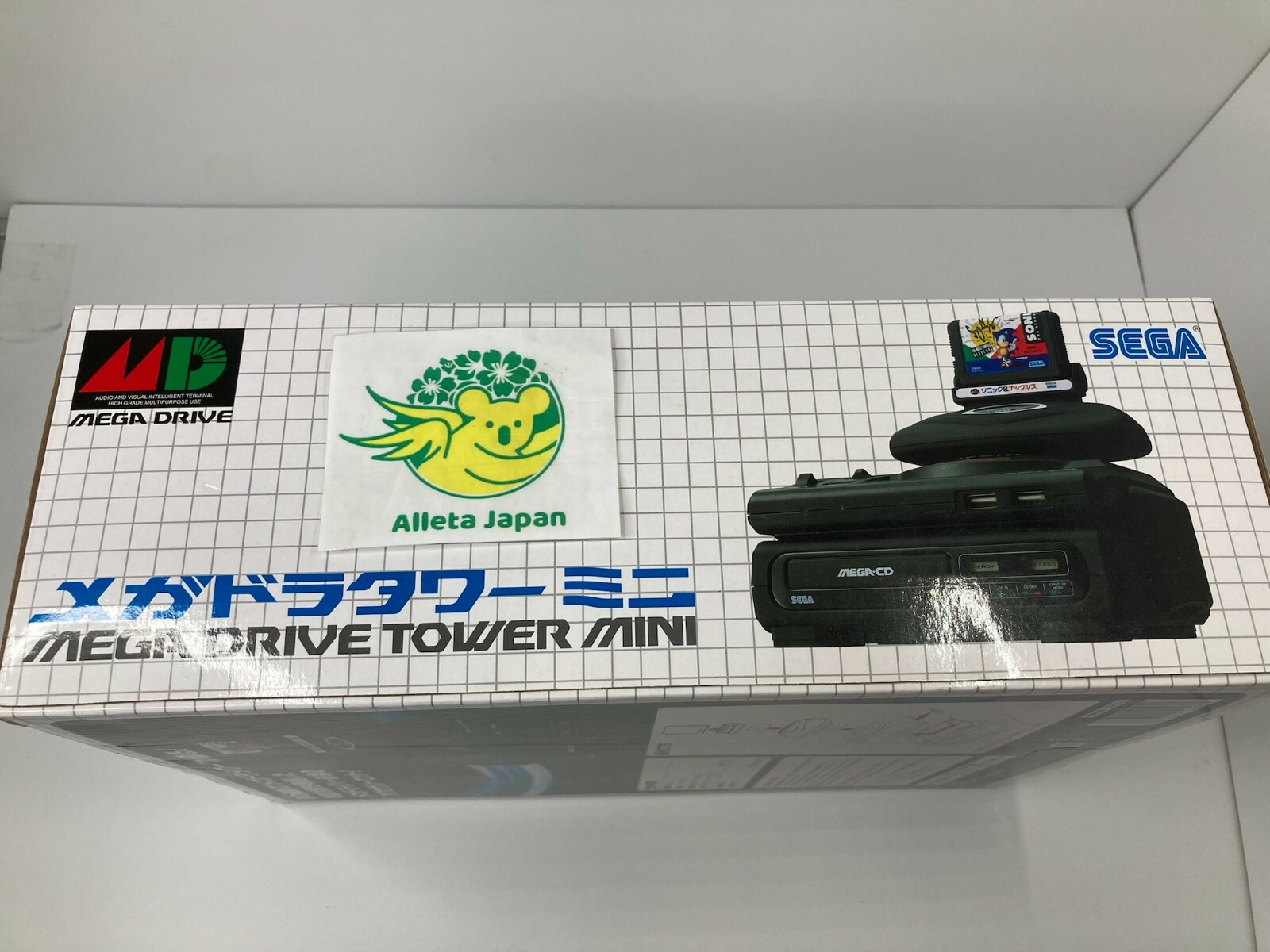 Mega Drive Tower Mini Mega CD super 32X Look On Cartridge Accessory Set ...