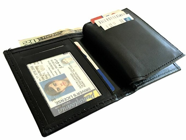 CDCR Corrections Officer Bi Fold Black Leather Sheriff 7 Point Star ...