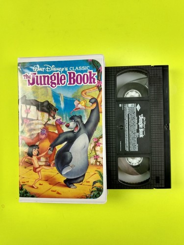 The Jungle Book 1967 Walt Disney Animated 1991 VHS, Clamshell)-053 ...