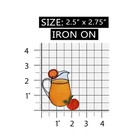 ID 1947 Pitcher Of Orange Juice Patch Morning Drink Embroidered Iron On ...