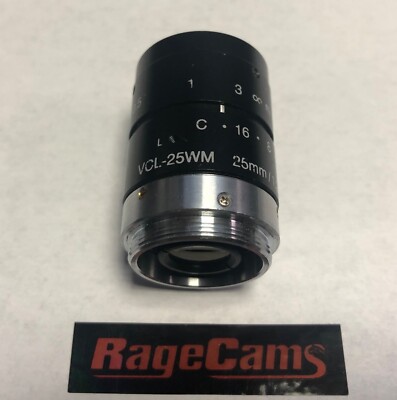 SONY vcl-25wm 3 CCD Vision Video Camera Lens 3ccd vcl25wm 25mm Narrow ...