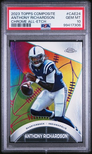 2023 Topps Composite Football Anthony Richardson Topps Chrome All-Etch ...