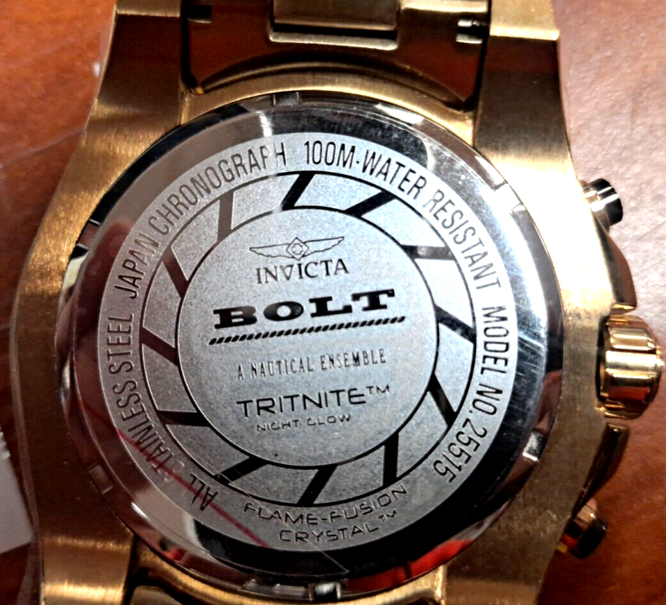 Invicta 25515 Bolt Trinite - Blue Night Glow Collector Edition NIB | eBay