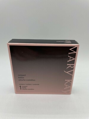 Mary Kay Empty Refillable Magnetic Mirrored Compact #017362 Black New ...