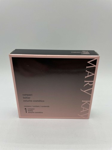 Mary Kay Empty Refillable Magnetic Mirrored Compact #017362 Black New ...
