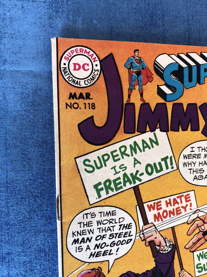 JIMMY OLSEN - SUPERMAN`S PAL # 118 - DC COMICS - F+ - SILVER AGE ...