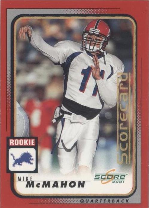 2001 Score - Rookie Mike McMahon #280 Scorecard /233 (RC) for sale ...