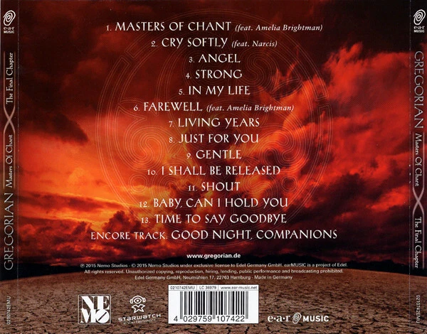 Masters Of Chant Album