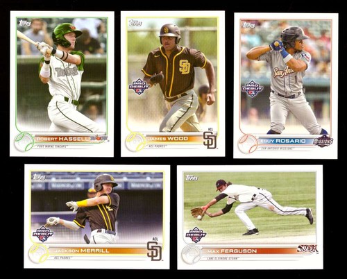 2022 Topps Pro Debut - SAN DIEGO PADRES Team Set w/ Jackson Merrill | eBay