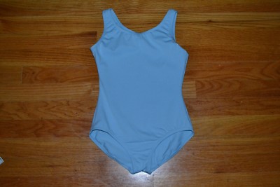 Capezio CC201C Youth Large Light Blue High-Neck Tank Leotard NEW | eBay