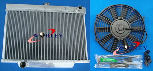 Aluminum radiator + fan for HOLDEN EH EJ PREMIER V8 SWAP MT 1962 - 1965 ...