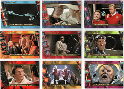 THE COMPLETE STAR TREK MOVIES 2007 RA BEHIND-THE-SCENES INSERT SET B1 ...